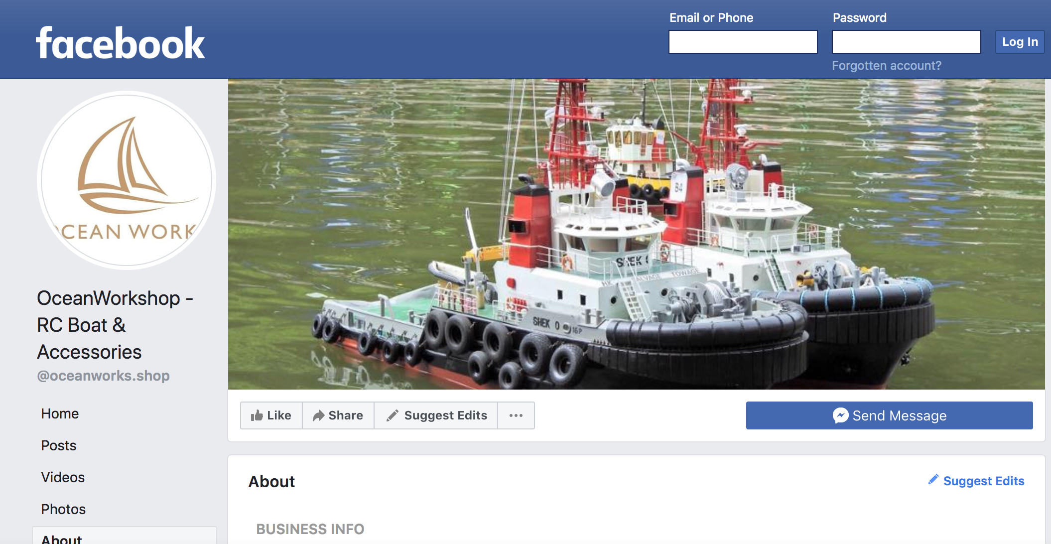 Trial Launch of online store – Ocean Works